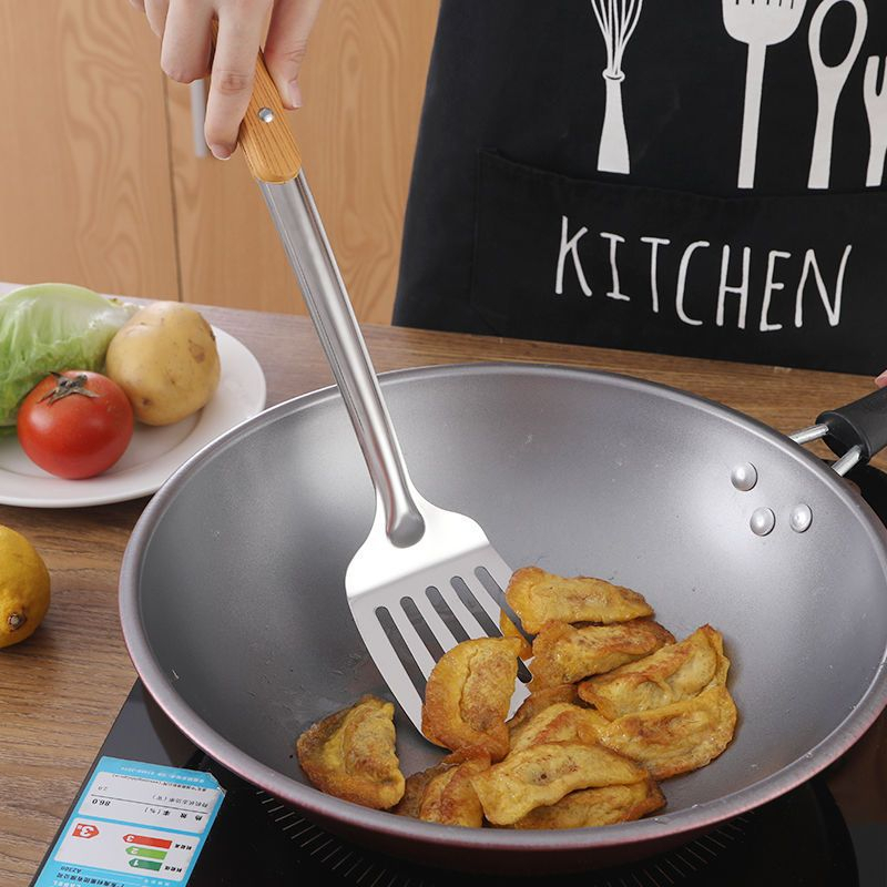 Jual NomiYumi - Sodet Spatula Sutil Penggorengan Lubang Burma Gagang ...