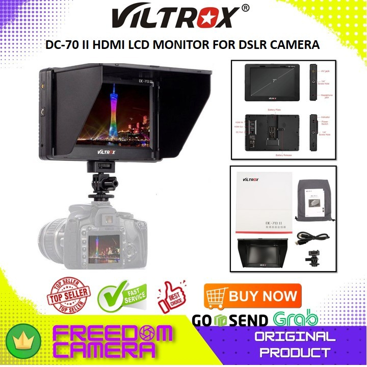 Jual VILTROX DC-70 II HDMI LCD 7 " Inch MONITOR FOR DSLR CAMERA ...
