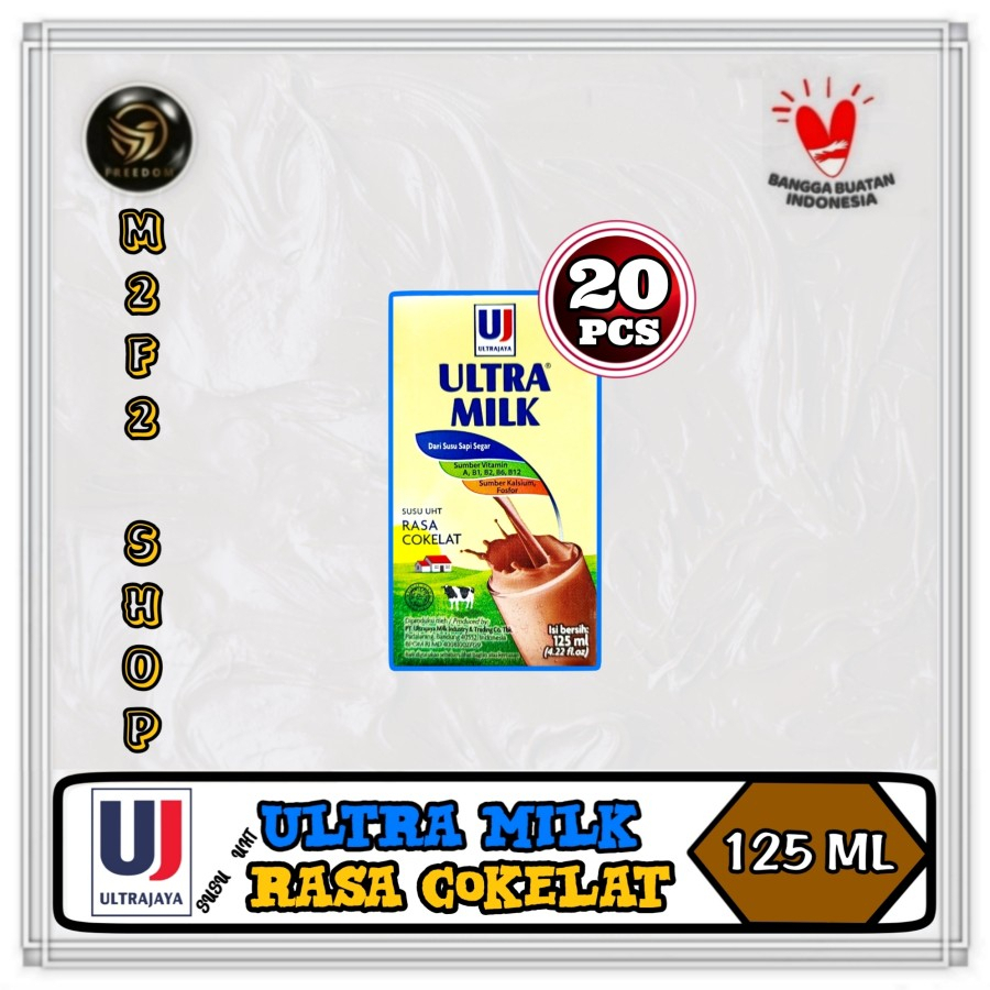 Jual Susu Ultra Milk Mini Kotak UHT Rasa Cokelat | Chocolate - 125 ml (Kemasan 20 Pcs) | Shopee ...
