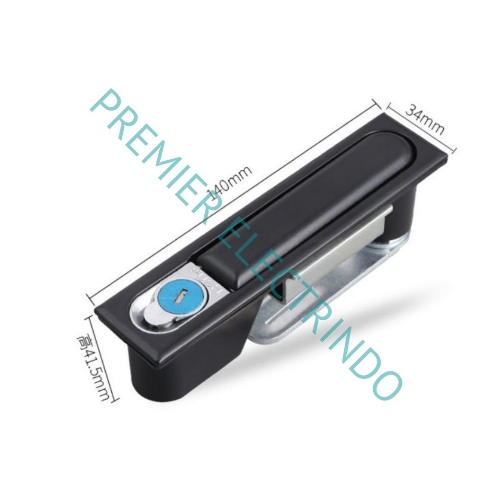 Jual Kunci Push Lock Hitam MS 480 - bisa Box Panel Listrik MCB Box PLN ...