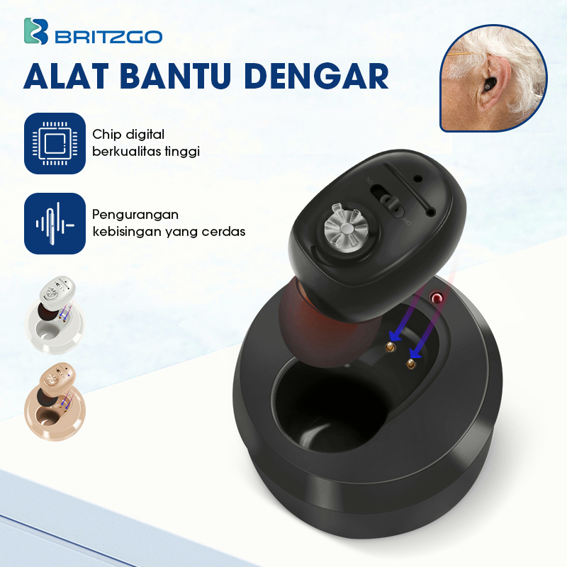 Jual Britzgo Alat Bantu Dengar cas charger pendengaran telinga original ...
