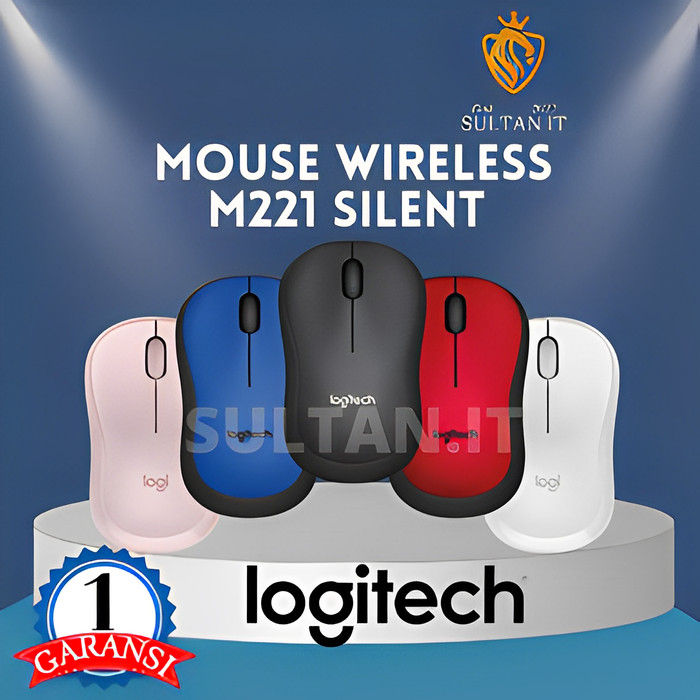 Jual Mouse Wireless Logitech M221 Silent Original | Shopee Indonesia