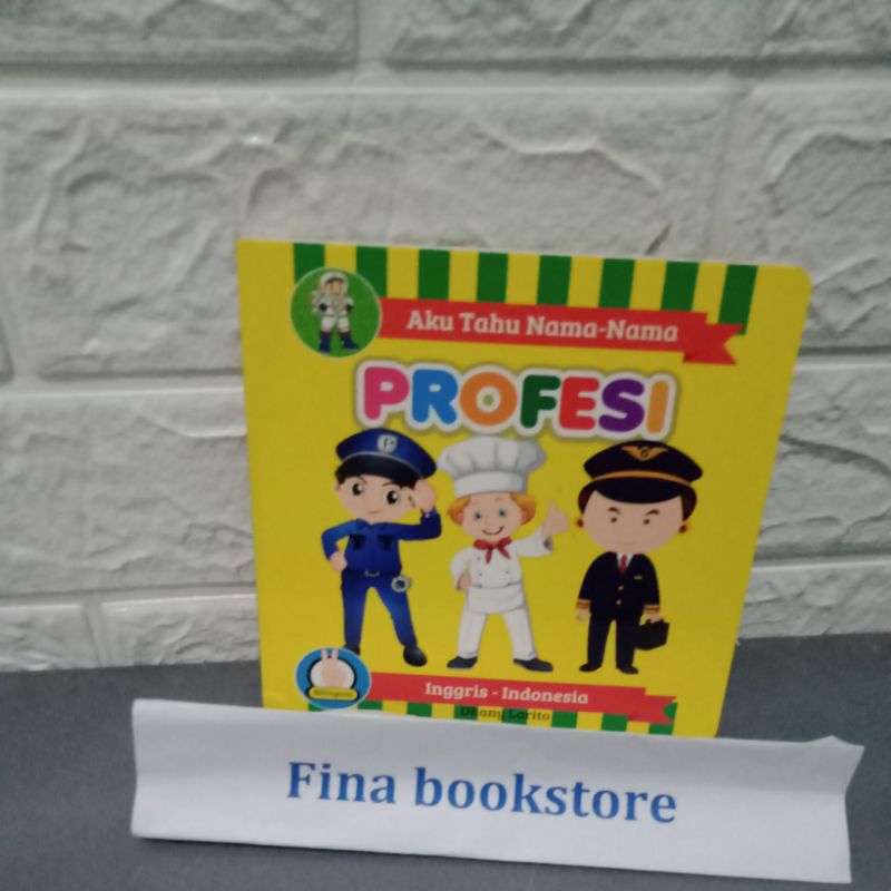 Jual Boardbook Balita Murah Harga Terjangkau Aku Tahu Nama Nama Profesi , Boardbook Inggris ...