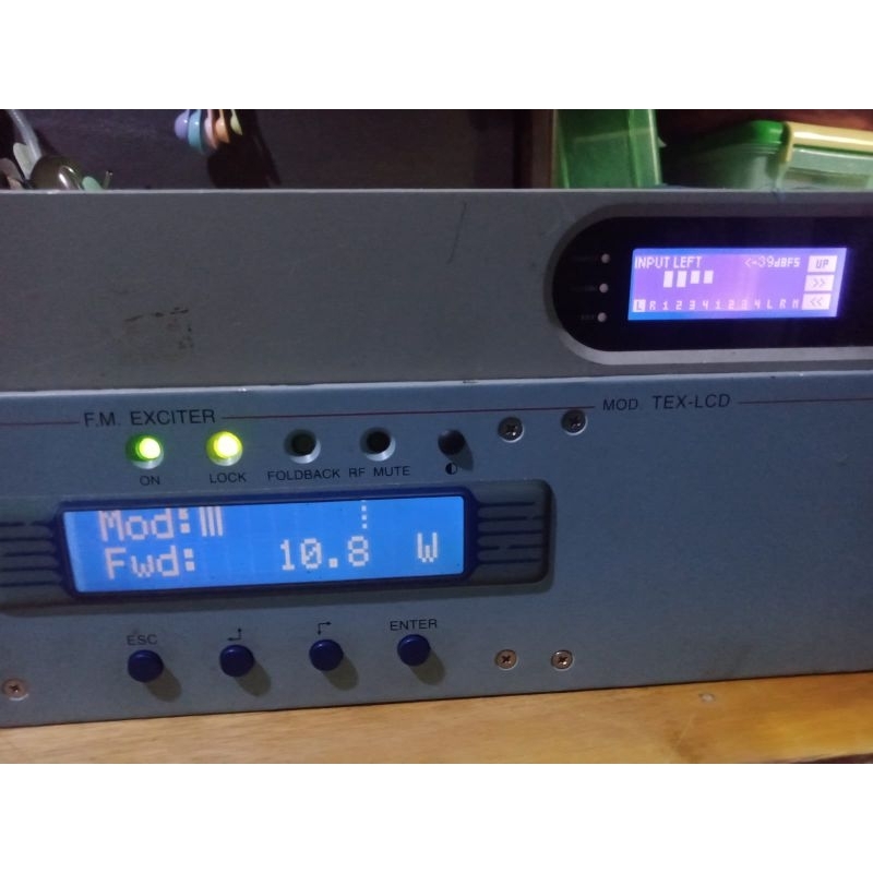 Jual pemancar fm exciter rvr tex 30 lcd | Shopee Indonesia