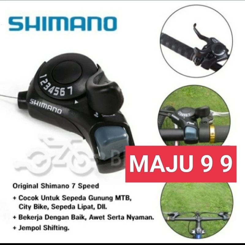 Jual Shifter 7 Speed Shimano / Operan gigi Sepeda Lipat Mtb Shimano TX ...