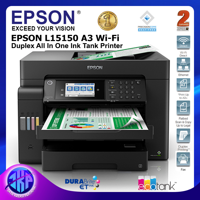 Jual Epson L15150 A3 Wi-Fi Duplex All-in-One Ink Tank Printer | Shopee ...