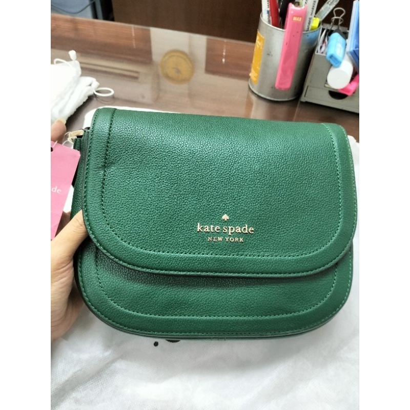 Jual Kate Spade Blake Saddle Bag Deep Jade (Green) | Shopee Indonesia