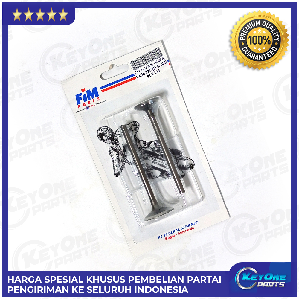Jual PAYUNG KLEP SET IN EX PCX 125 VARIO 125 BATANG VALVE ORI MEREK FIM | Shopee Indonesia