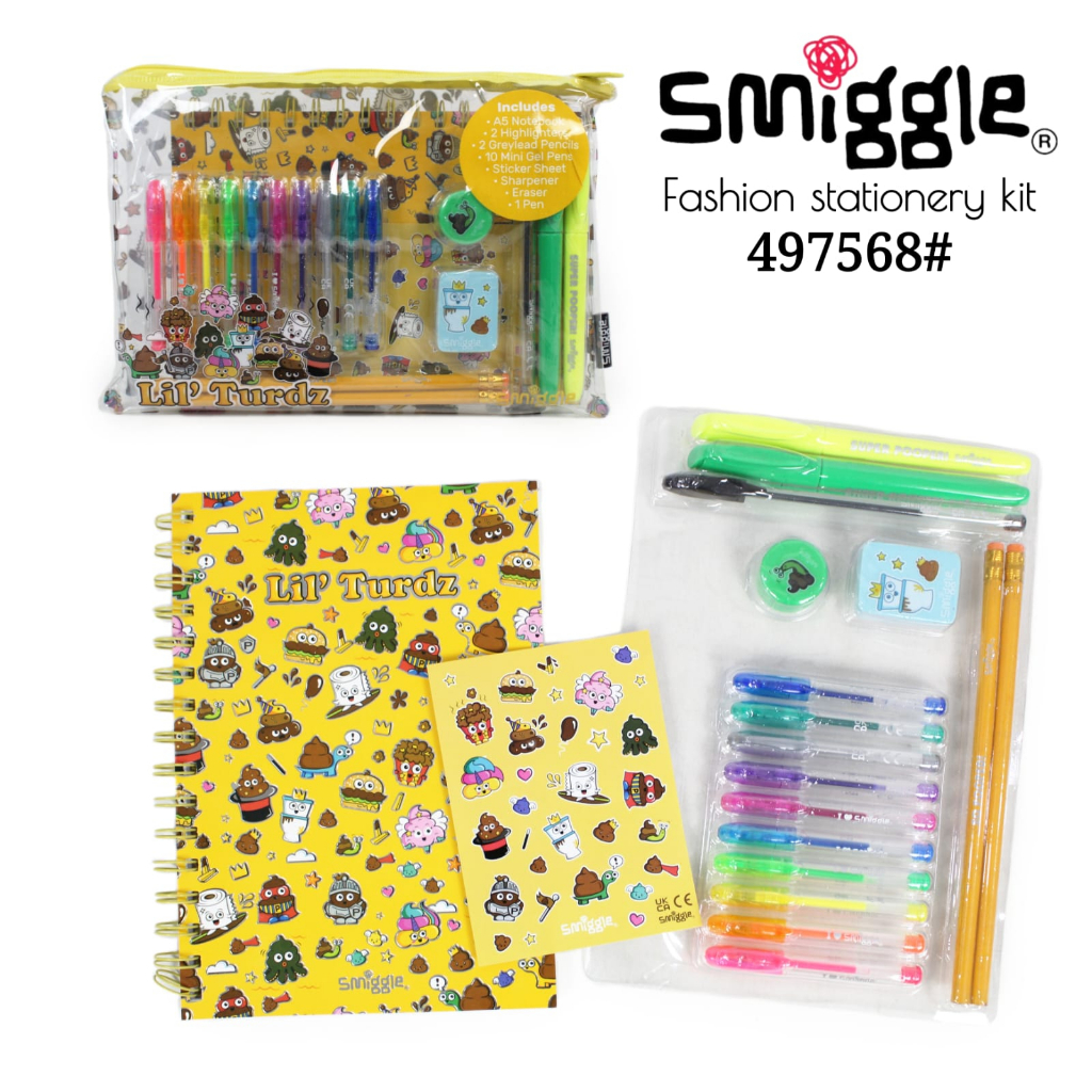 Jual SMIGGLE Stationery Kit Pencil Case Gift Pack Set Dino / Unicorn ...