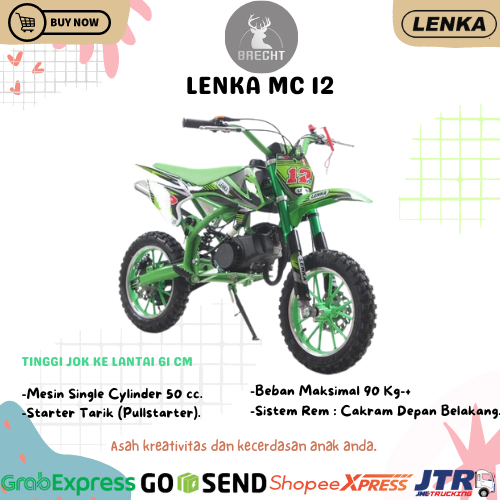 Jual Motor Mini Trail MC 12 Motor Bensin Anak Lenka Trail | Shopee ...