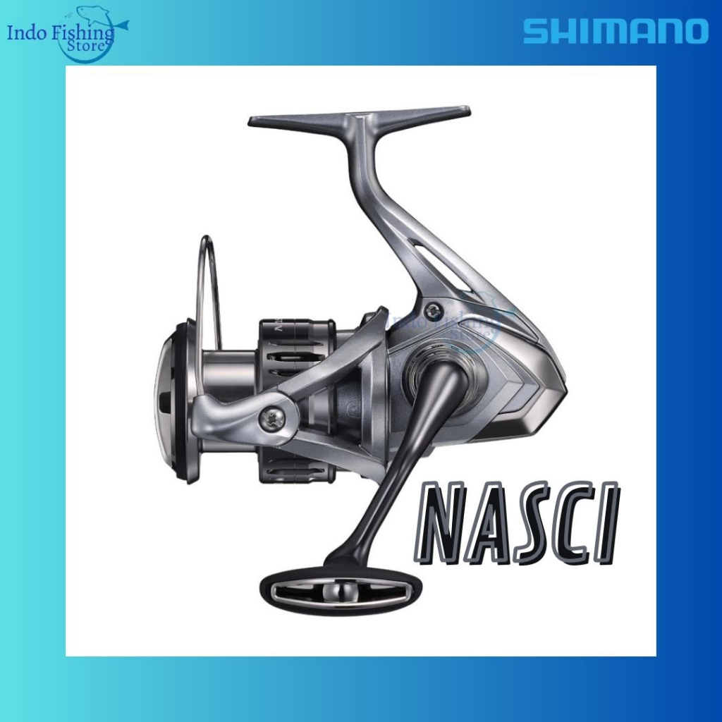 Jual -IFS- Reel Spinning Shimano NASCI 2021 Power Handle Fishing Reel ...