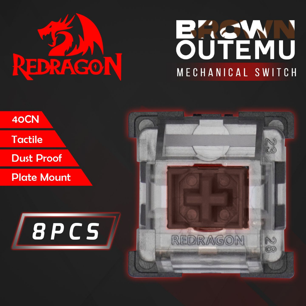 Jual Redragon Brown Switch Dustproof Tactile - ROMS-DP-BR | Shopee ...