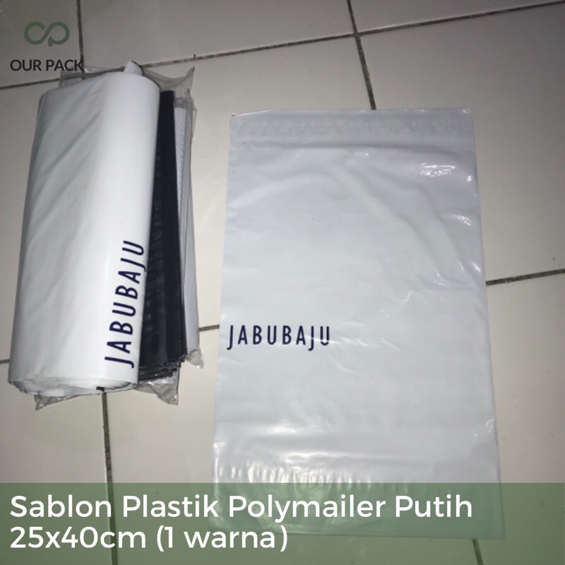 Jual Sablon Plastik Polymailer 25x40cm | Shopee Indonesia