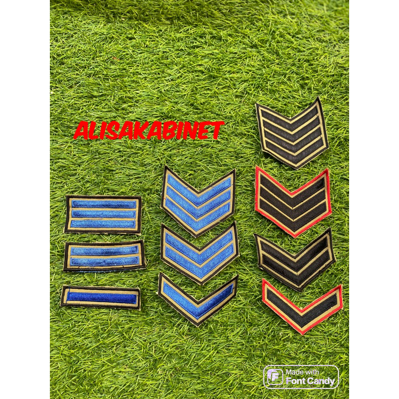 Jual Pangkat PDL KKO Marinir Dari Prada Sampai Serma TNI AL | Shopee ...