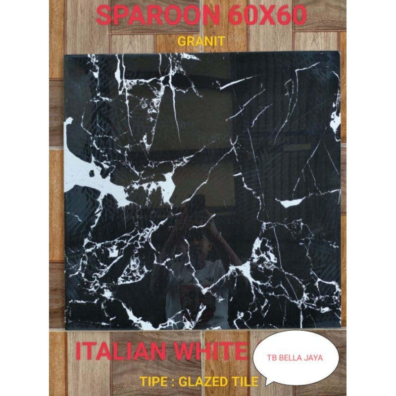 Jual Granit Licin Sparron Italian White Ukuran 6060 | Shopee Indonesia
