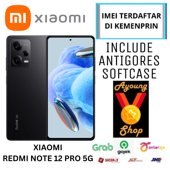 Jual XIAOMI REDMI NOTE 12 PRO 5G 8/256GB [TERBARU 2023] - NFC SUPPORT ...