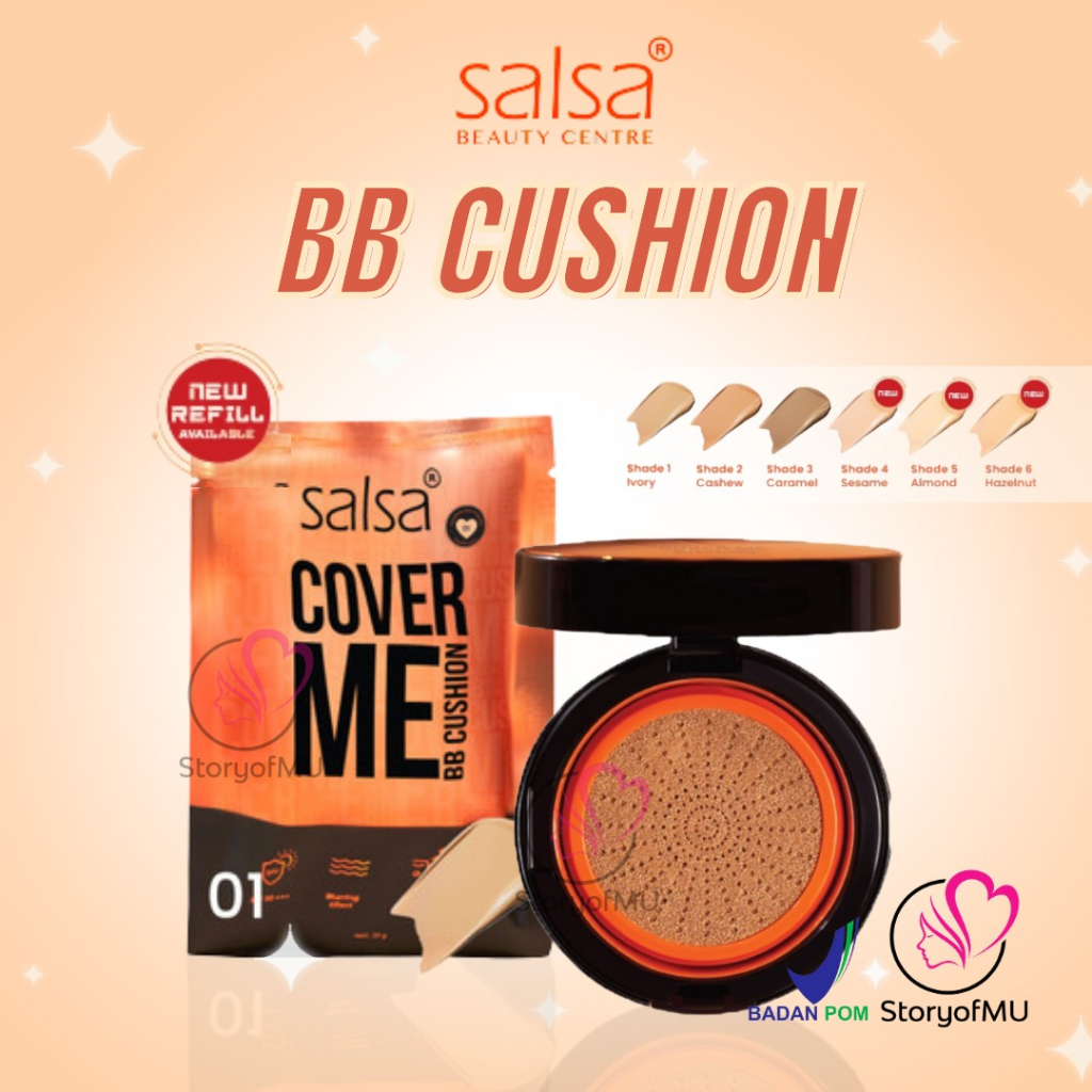 Jual ️ StoryofMU ️ SALSA Cover Me BB Cushion FULL REFILL 20gr - Semi ...