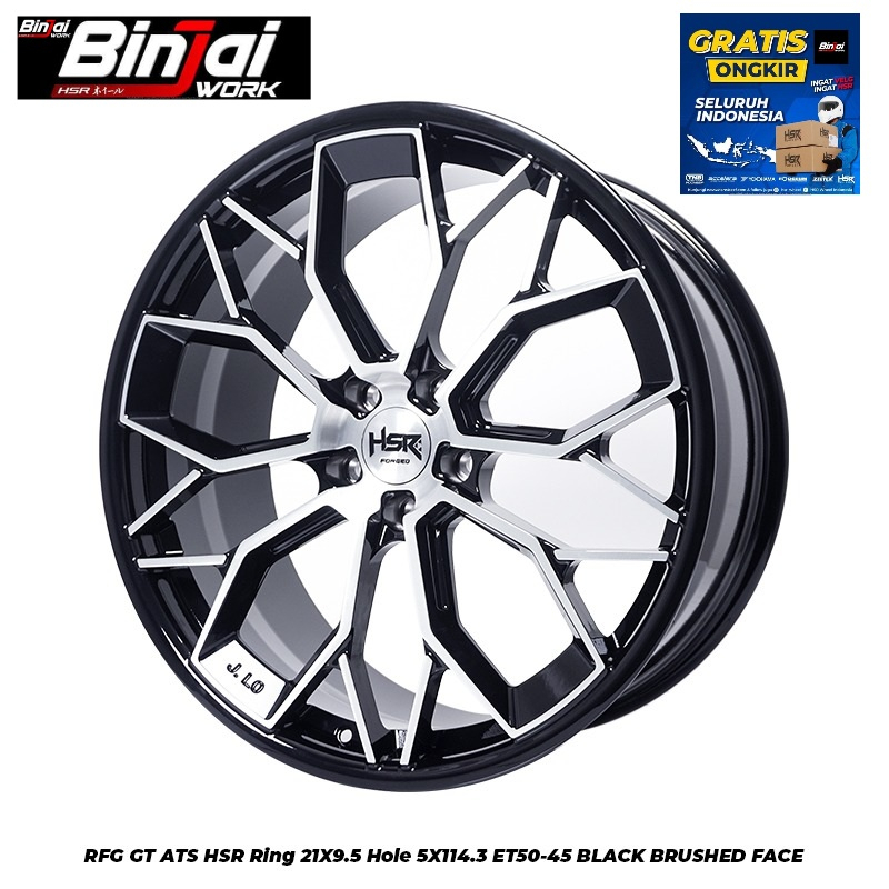 Jual velg mobil hsr wheels original RFG GT ATS ring 21 odyssey alphard ...