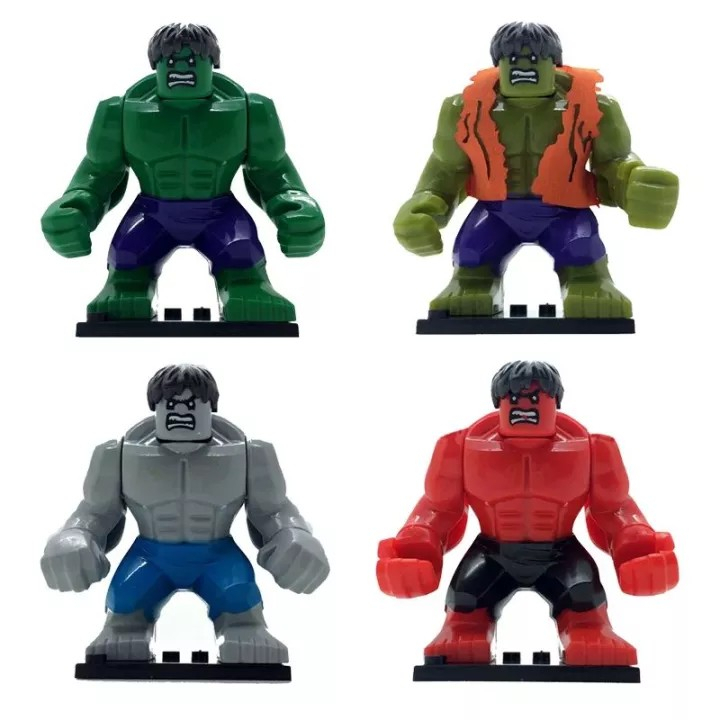 Jual action figure hulk / minifigure hulk / mainan anak murah | Shopee ...