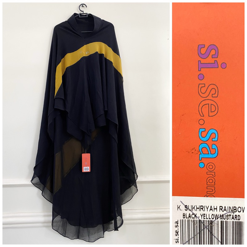 Jual Sisesa Khimar Black new | Shopee Indonesia