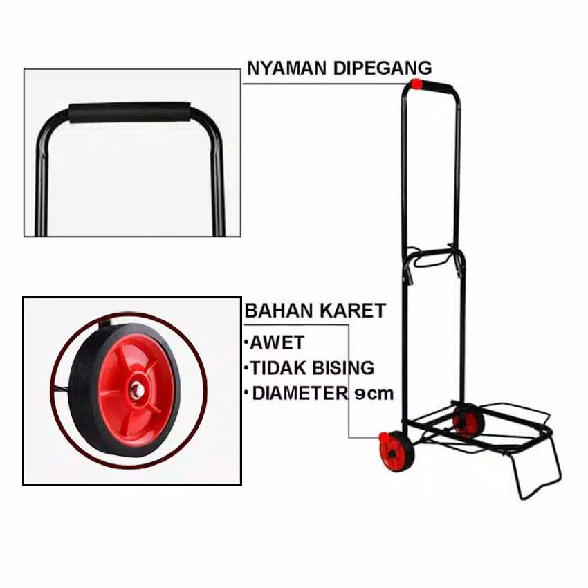 Jual TROLI / TROLLEY / TROLY LIPAT SERBAGUNA - TROLLEY BESI LIPAT ...