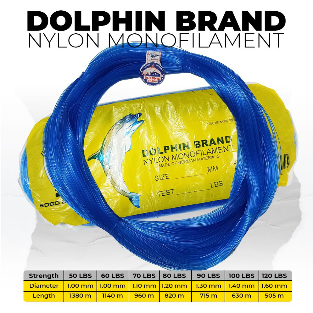 Jual SENAR DOLPHIN BRAND NYLON MONOFILAMENT | Shopee Indonesia