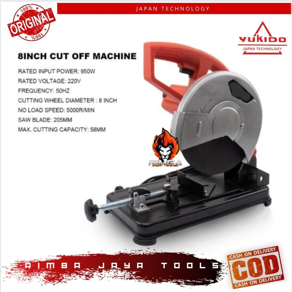 Jual Cut-Off Machine 8" / CUT OFF SAW / Mesin Pemotong Besi Duduk ...