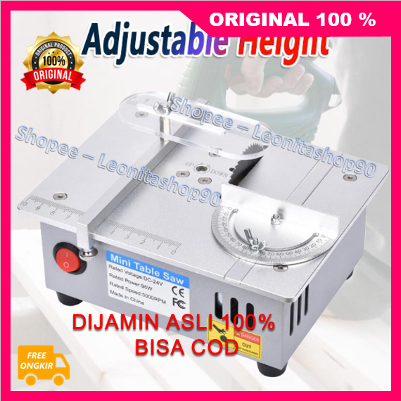 Jual Mesin Gergaji Mini Table Saw Mini Portable / Meja Mesin Potong ...