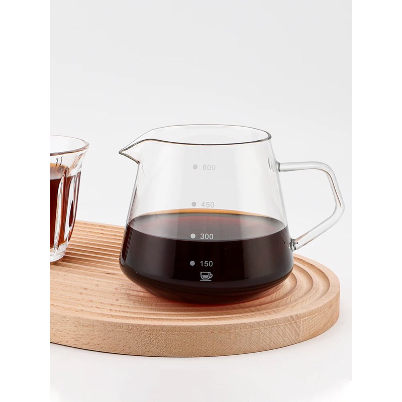 Jual Server Kopi V60 | Glass Server Coffee Pot Kaca Model KINTO | 400 ...