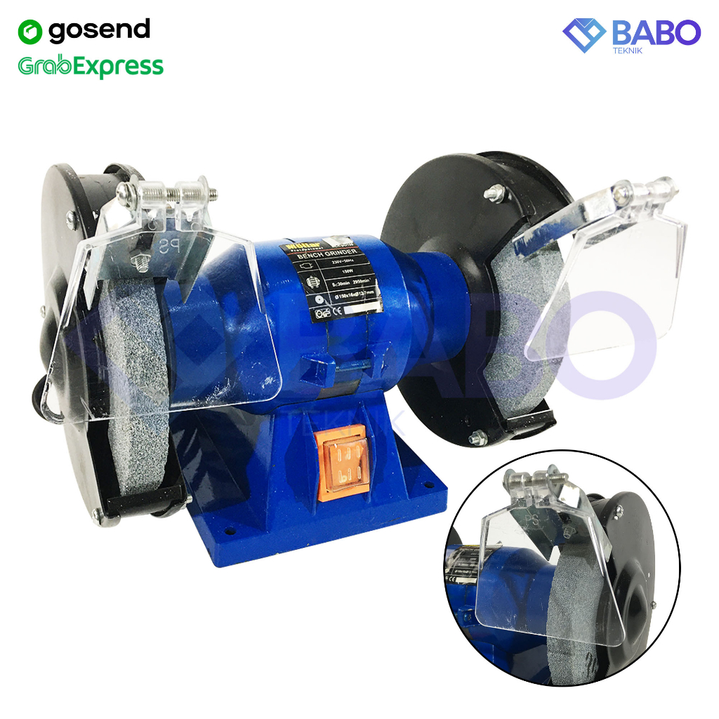 Jual bench grinder mollar / mesin gerinda duduk mollar / bench grinder ...