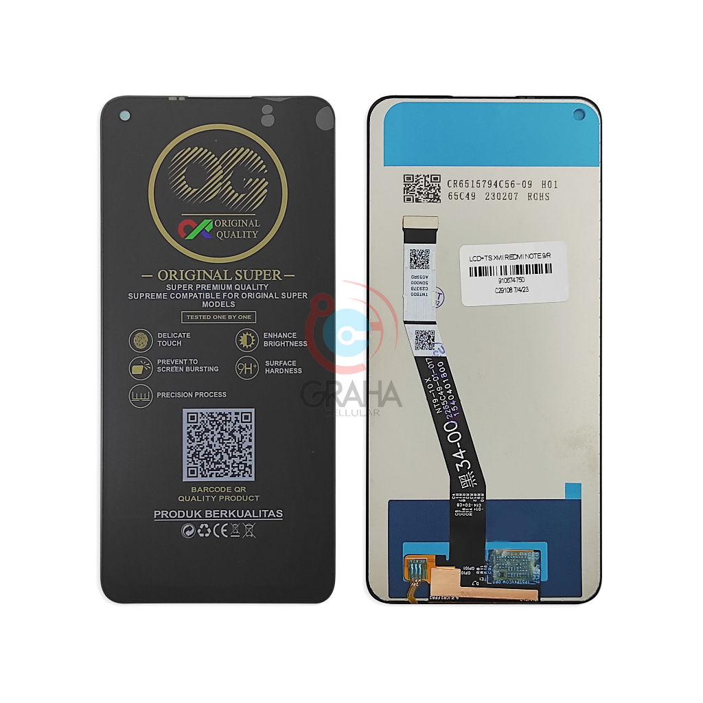 Jual LCD XIAOMI REDMI NOTE 9 / 10X 4G OG ORI SUPER FULLSET TOUCHSCREEN | Shopee Indonesia
