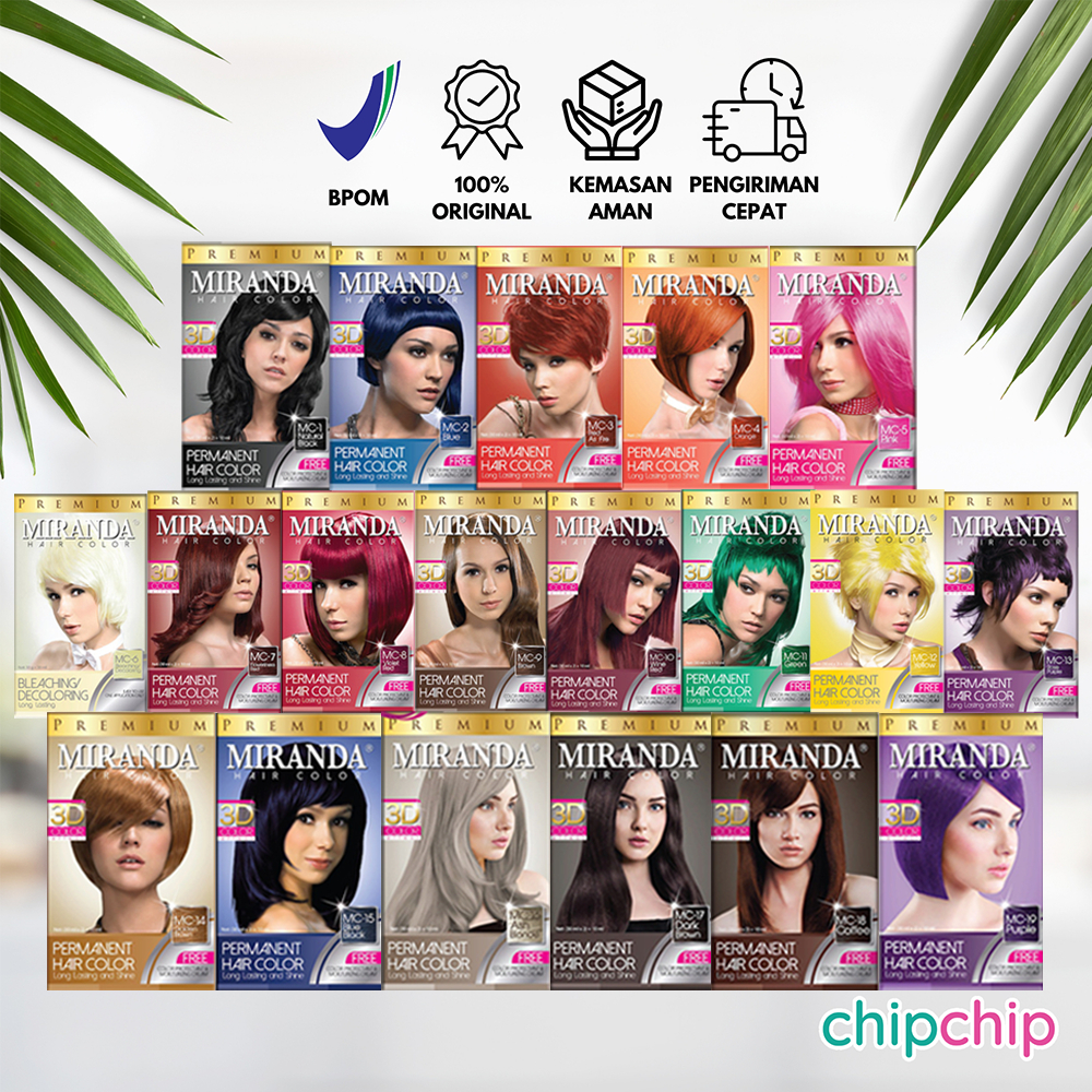 Jual Chipchip - Miranda Permanent Hair Colour 30gr | Cat Rambut Miranda ...