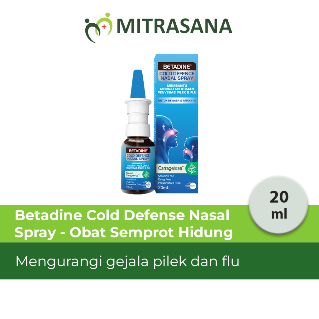 Jual Betadine Cold Defense Nasal Spray - Obat Semprot Hidung | Shopee ...