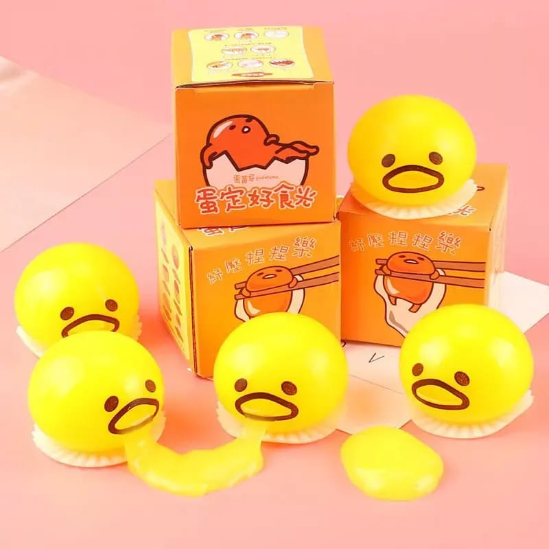 Jual VIRALKAN85 Mainan TELUR MUNTAH squishy Gudetama squishy smile ...