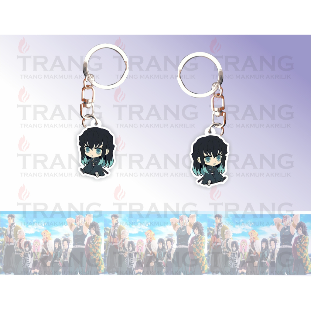Jual Gantungan Kunci Akrilik Hashira Kimetsu No Yaiba/Keychain Acrylic ...