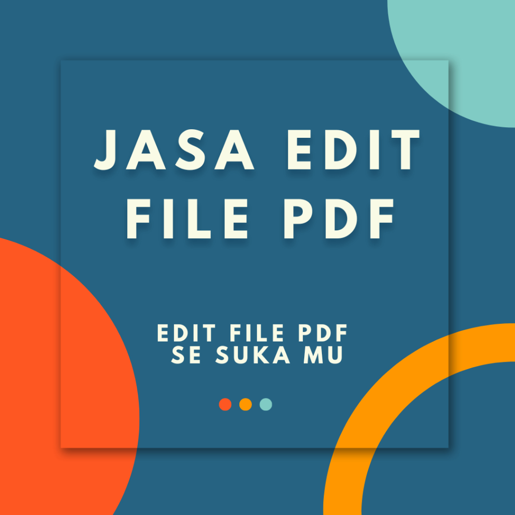 Jual Jasa Edit File PDF | Shopee Indonesia
