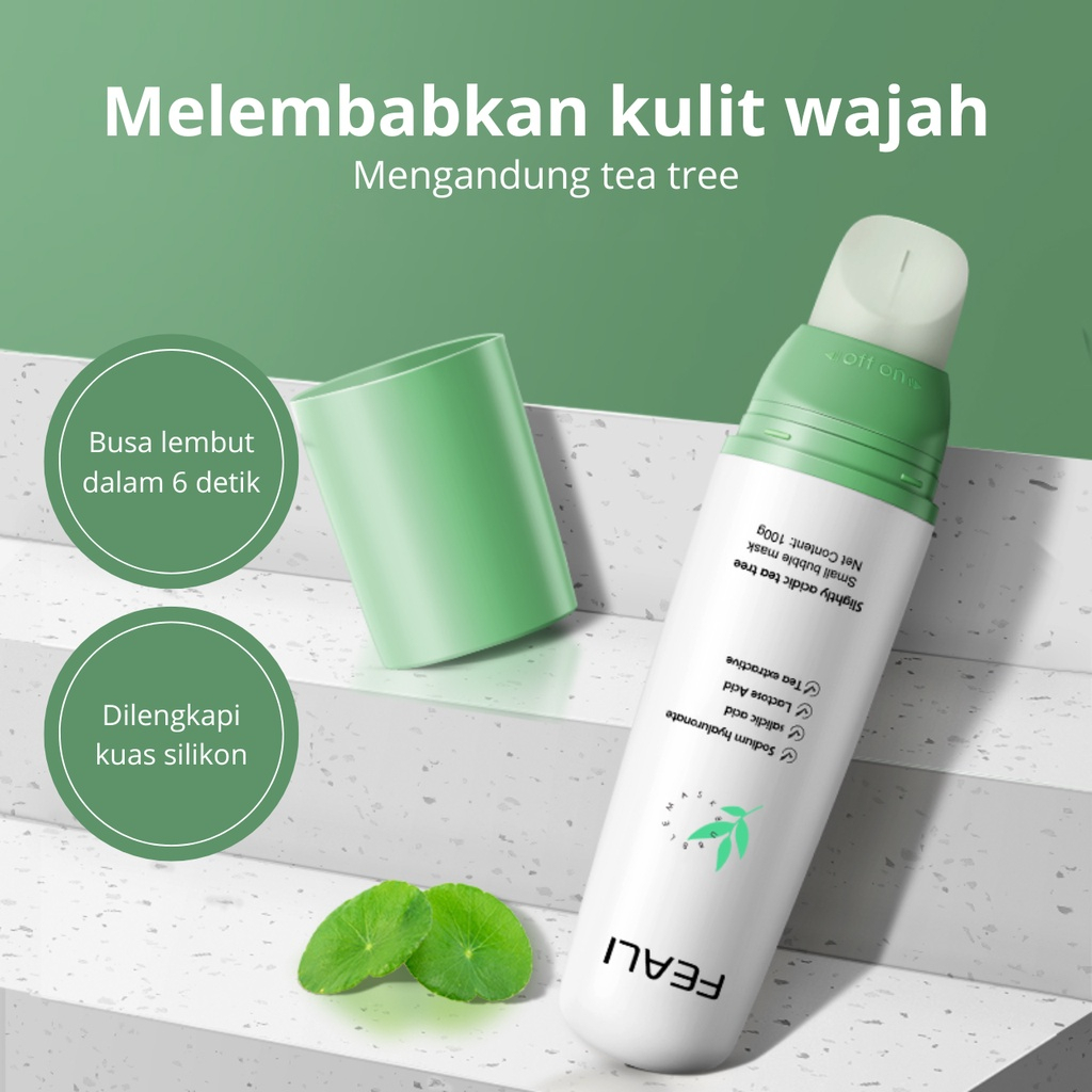 Jual (RM) FEALI Bubble Mask Slightly Acidic Tea/ Masker Wajah ...