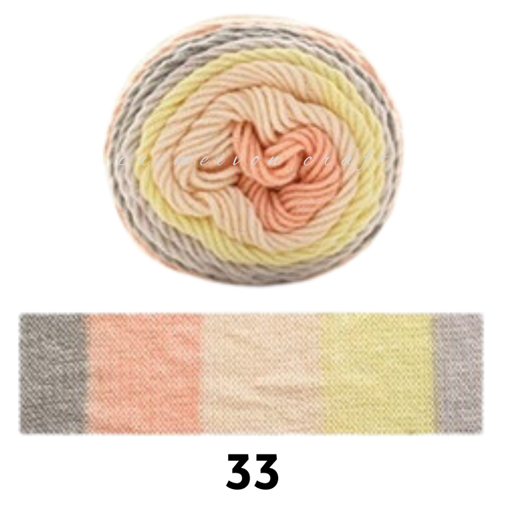 Jual Benang rajut katun rainbow/ rainbow cake yarn RB5 | Shopee Indonesia