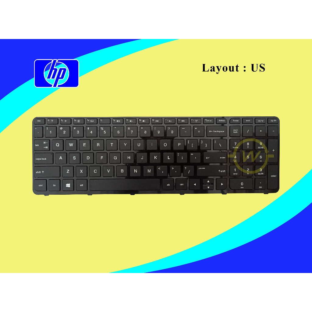 Jual Keyboard Laptop HP Pavilion 15-D 15-E 15-N 15-G Series Hitam Frame ...