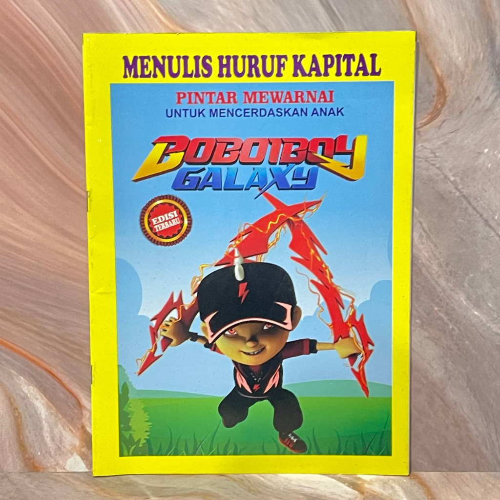 Jual Activity Book Buku Mewarnai 16 Halaman Sambil Belajar Menulis Huruf Kapital - Boboboy ...