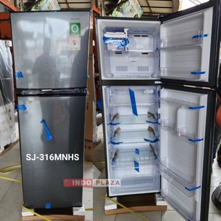 Jual KULKAS SHARP 2 PINTU JUMBO SJ-316MNHS LOW WATT LOW VOLTAGE NEW FEB ...