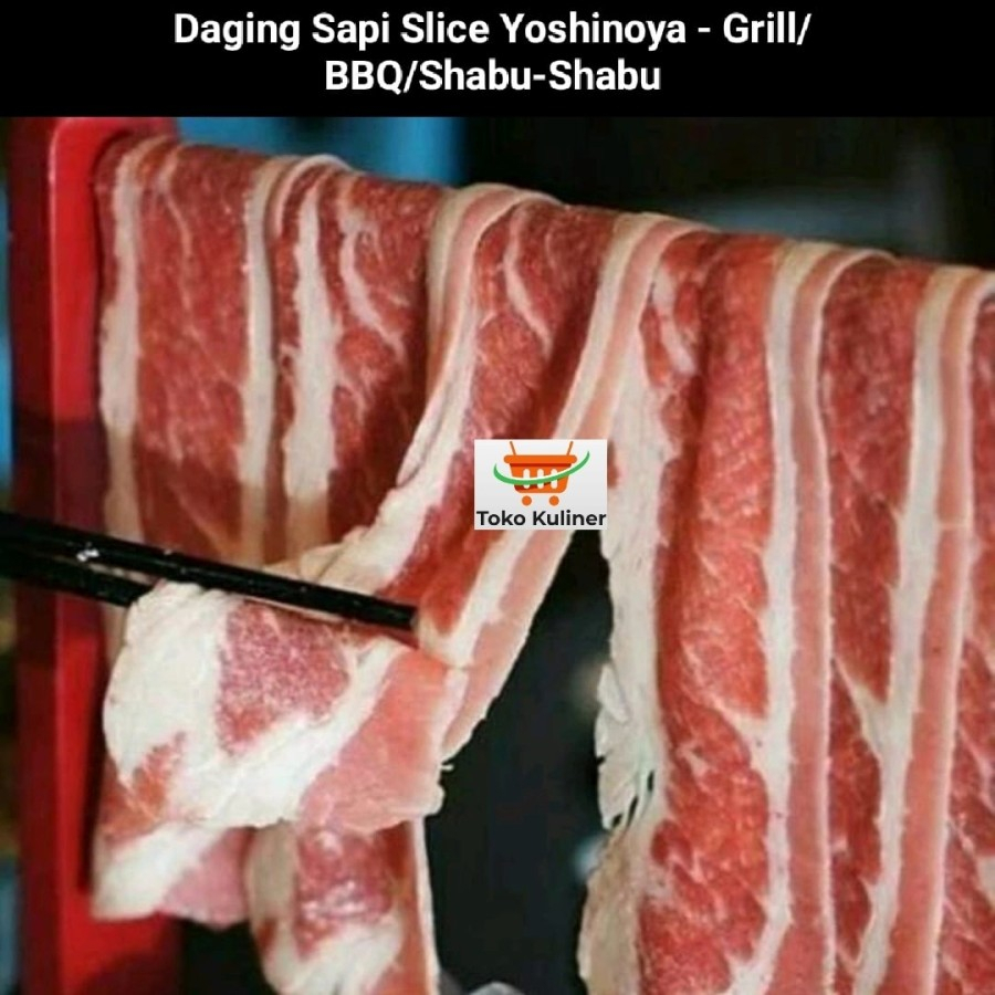 Jual Daging Sapi Slice Yoshinoya 500gr - Grill/BBQ/Shabu-Shabu | Shopee ...