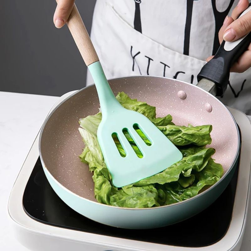 Jual Spatula Sutil Silikon Masak Foodgrade Sodet Solet Masak Bikin Kue ...