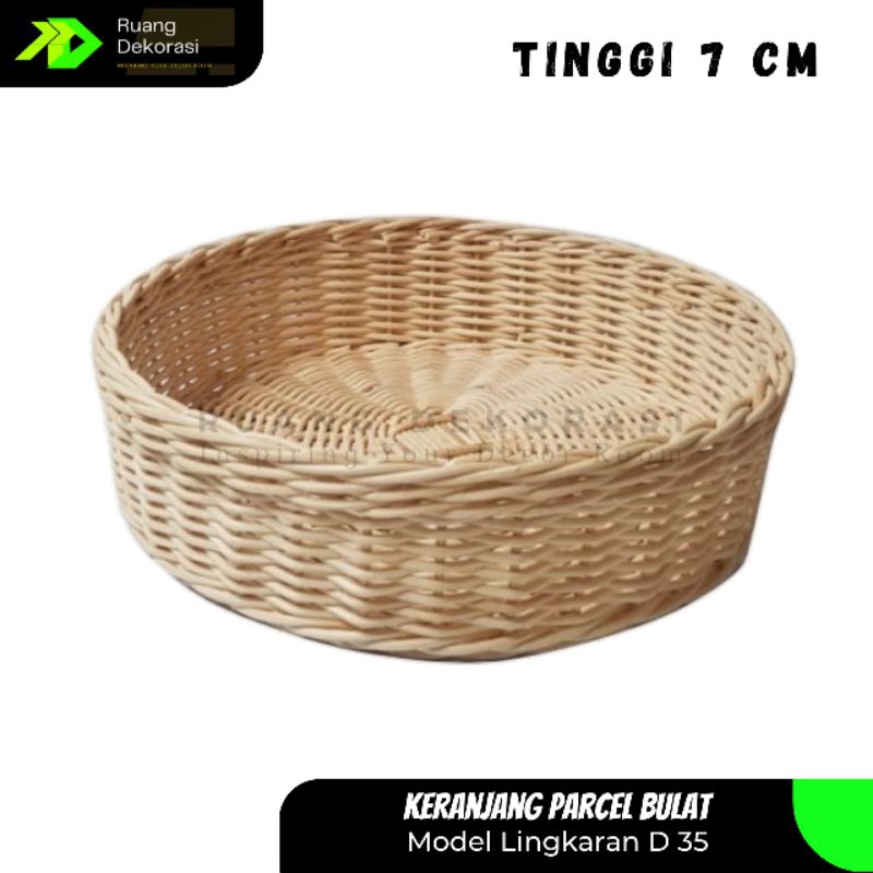 Jual Keranjang Parcel Bulat Jumbo D 35 Keranjang Souvenir Keranjang ...