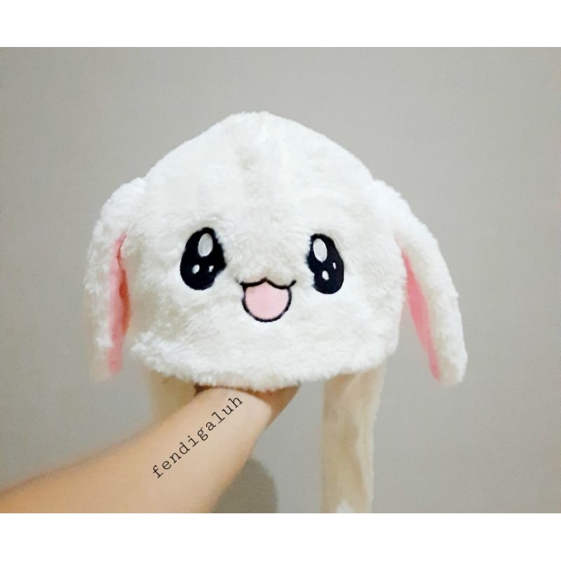 Jual Topi Boneka Cinnamorol Telinga Gerak Bulu Lembut/ Topi Boneka ...