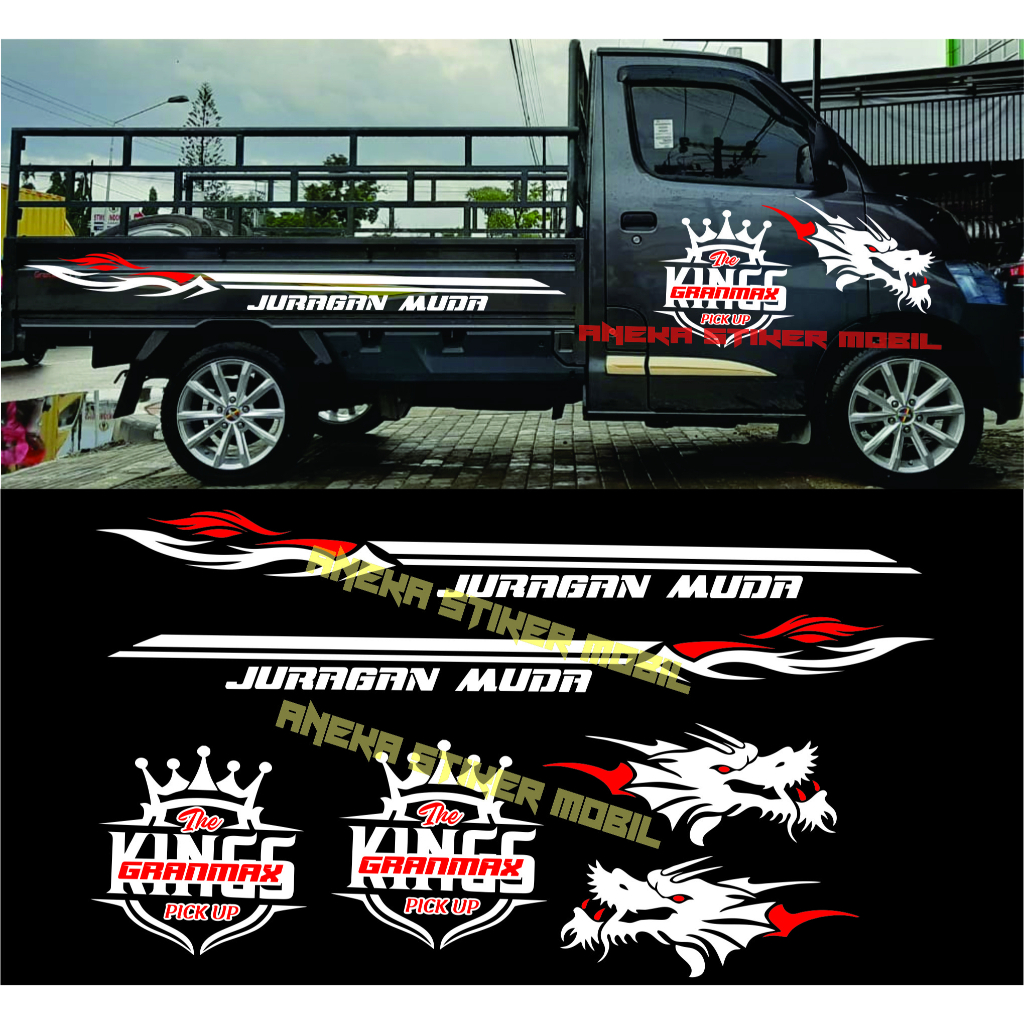 Jual Stiker Mobil Daihatsu Granmax Pick Up Cutting Sticker Grandmax ...