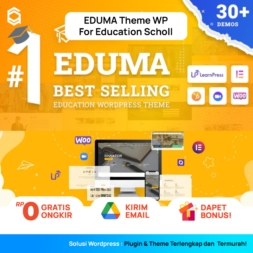 Jual EDUMA Theme Wordpress For School Education Lifetime Unlimited ...
