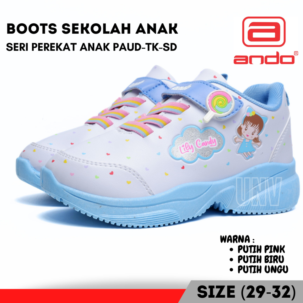 Jual Sepatu Anak Sekolah Anak-Anak Paud TK SD Balita Umur 3 4 5 6 7 ...