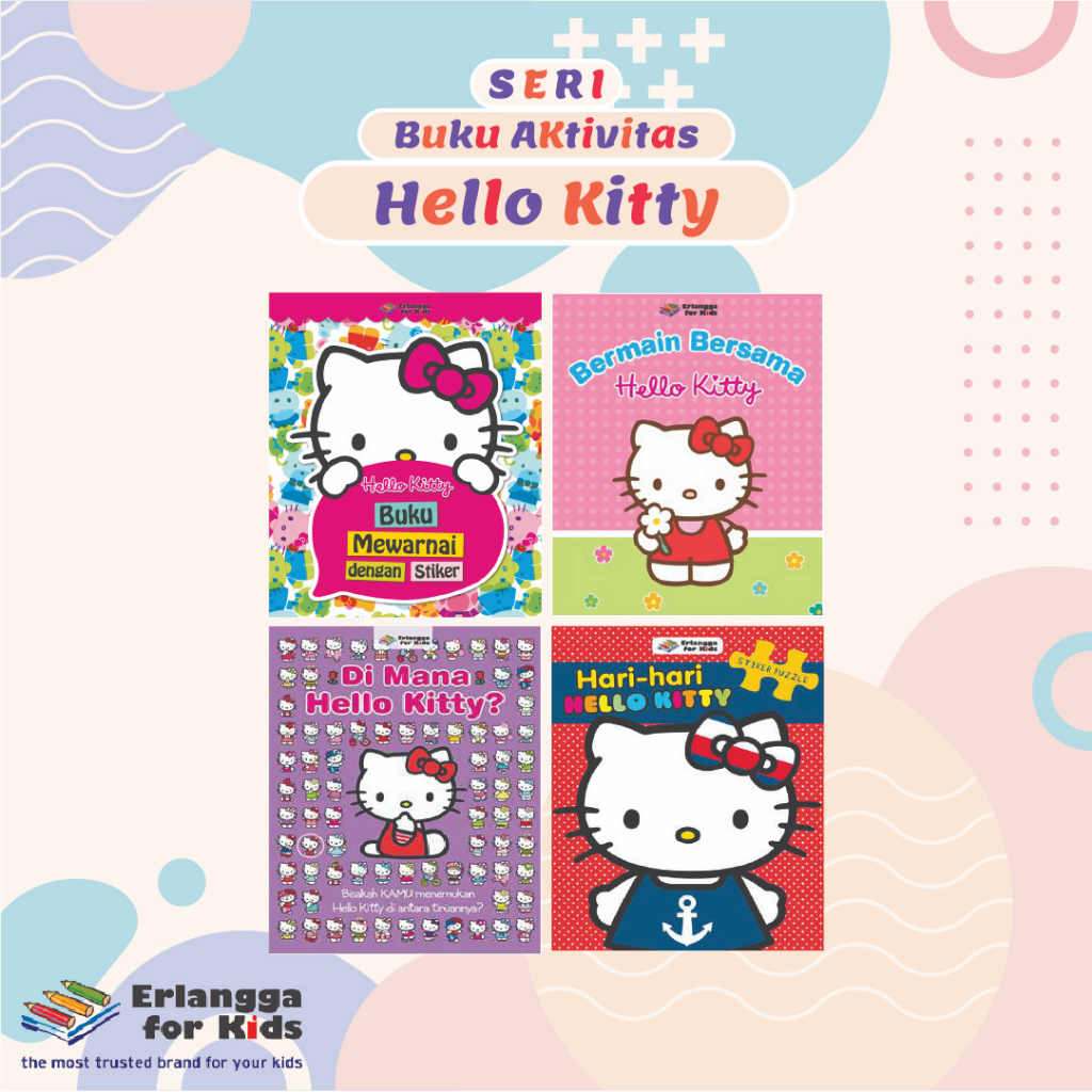 Jual SERI BUKU AKTIVITAS ANAK ERLANGGA : HELLO KITTY | Shopee Indonesia