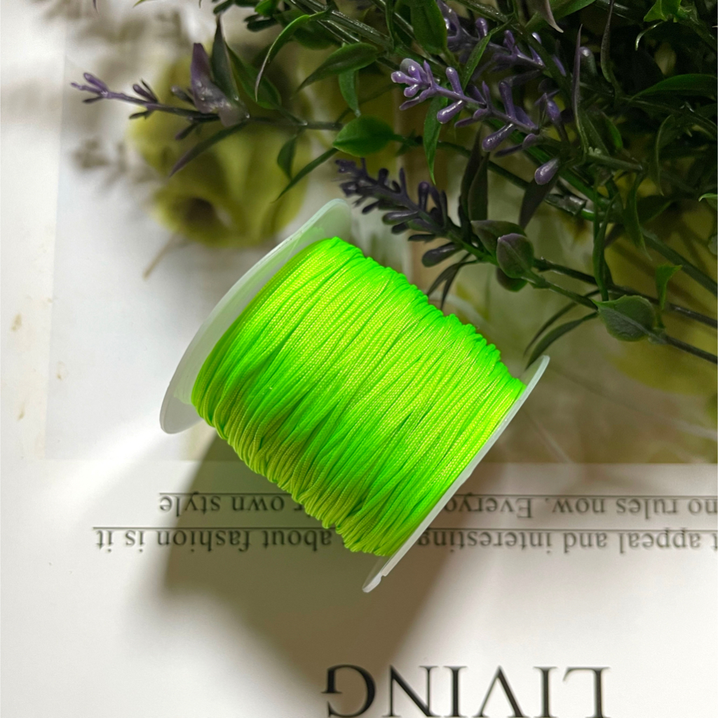 Jual 1 ROLL Tali Giok Tali Phone Strap Gelang Macrame isi 20 meter ...